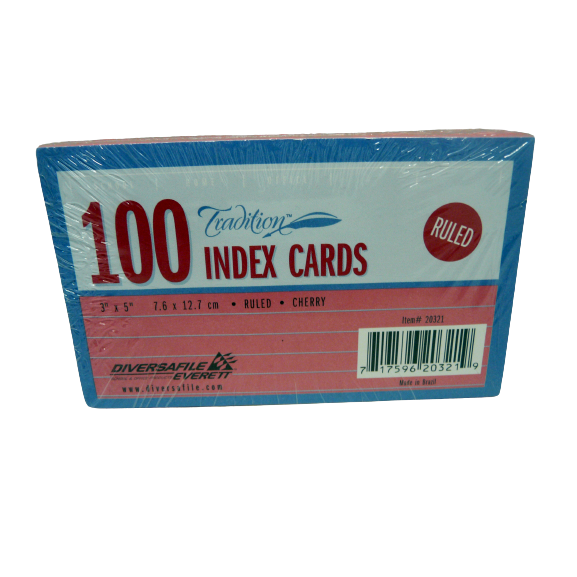 Tarjeta 3X5 Rosa Paquete 100 – Gran Morrison