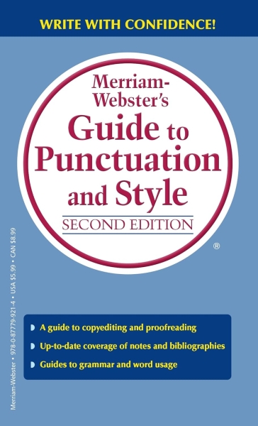 Merrian -Webster Guide To Punctuation And Style – Gran Morrison