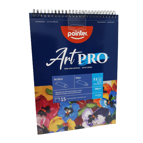 Libreta Para Artistas Pointer Acrilico/Oleo Acid Free 300G/M2 Dbol-300 ...
