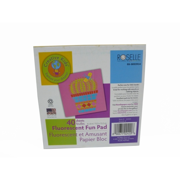 Pad Papel Neon 6X6″ – Gran Morrison