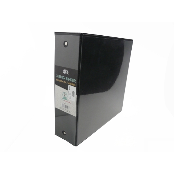 Portafolio 3″ Negro 3 Aros – Gran Morrison