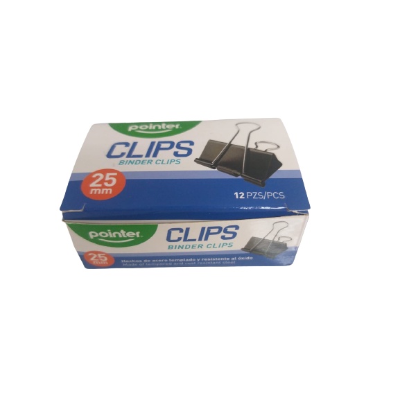 Binder Clip 1″Caja 12 – Gran Morrison