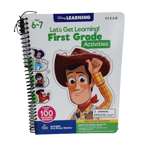 Libro First Grade Pixar Act.First Grade Con Marcador 6-7 Ages – Gran ...