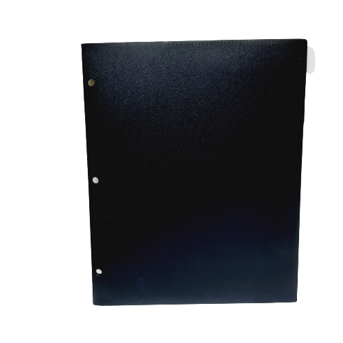 Cartapacio Plastico 2 Bolsillo Negro – Gran Morrison