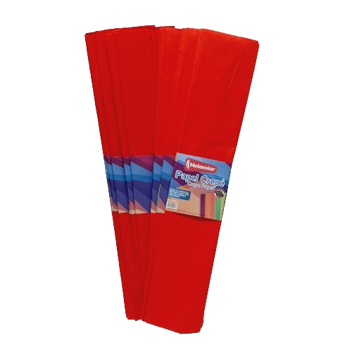Papel Crespon Rojo C/U 80-01Rojo 50X200Cm – Gran Morrison