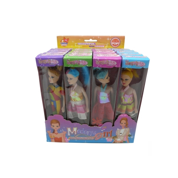 Muñeca plástica colores surtidos de 6″ c/u – Gran Morrison