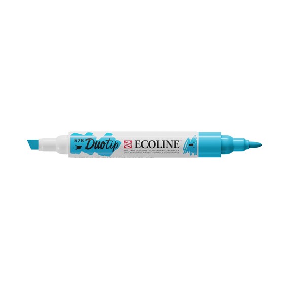 Marcador Duo Tip Ecoline Azul Celeste – Gran Morrison