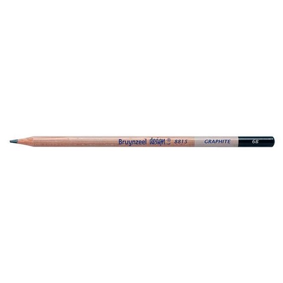 Bruynzeel Design Lápices de grafito 6B – Gran Morrison