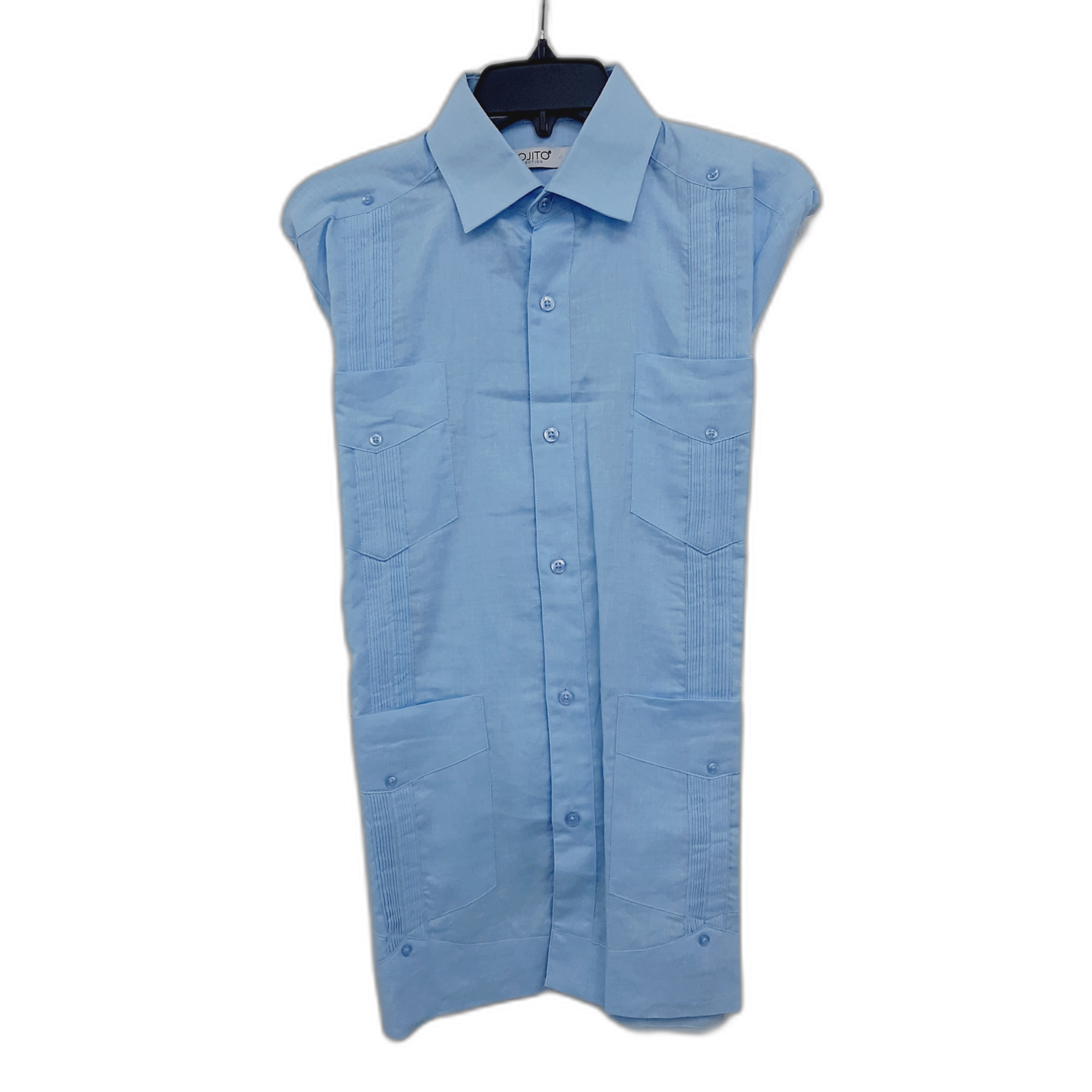 Guayabera Manga Larga De Caballero Mojito Lt-Blue – Gran Morrison
