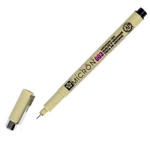 Sakura Pigma Micron Boligrafo Diseño Micron 003 Negro – 0.15mm – Gran Morrison