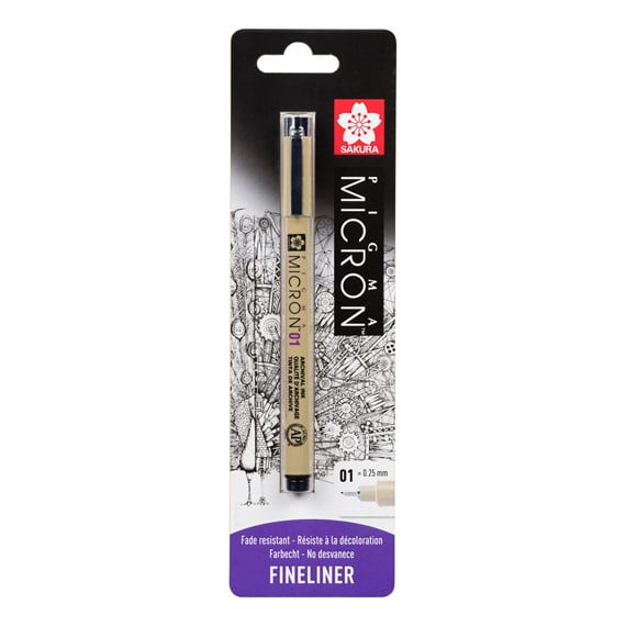 Sakura Pigma Micron Boligrafo Diseño Micron 01 0.25Mm – Gran Morrison
